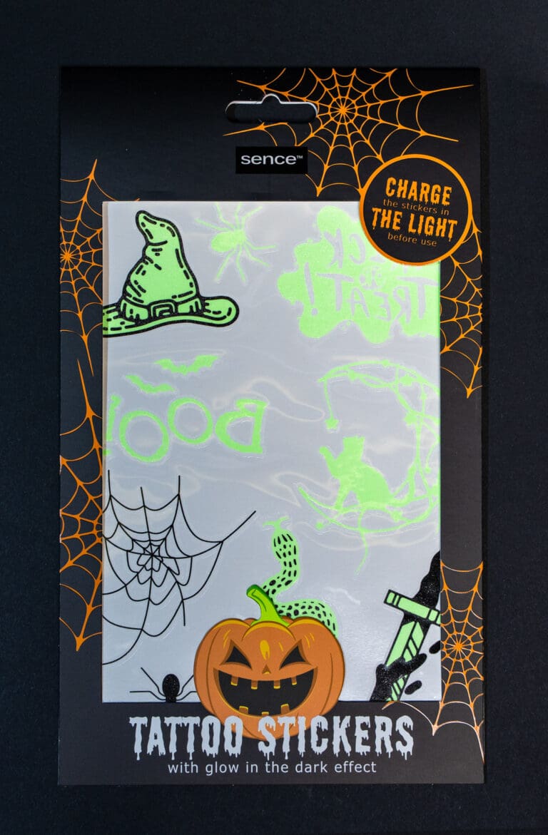 Sence Halloween Tattoo Stickers - Halloween Stickers - Tattoos