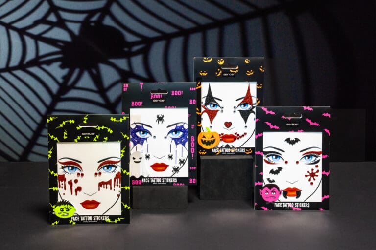 Sence Halloween Face Tattoos - Temporary Face Tattoos